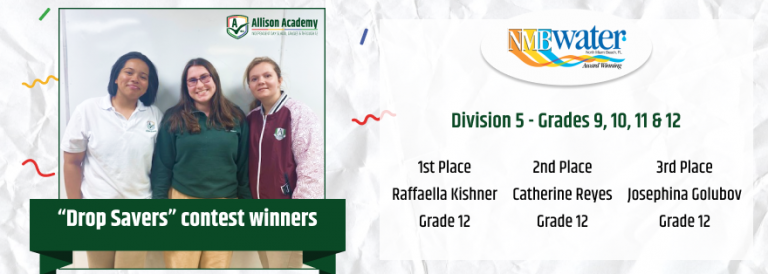 To be creative is to be engaged: Our students’ success at “Drop Savers ...